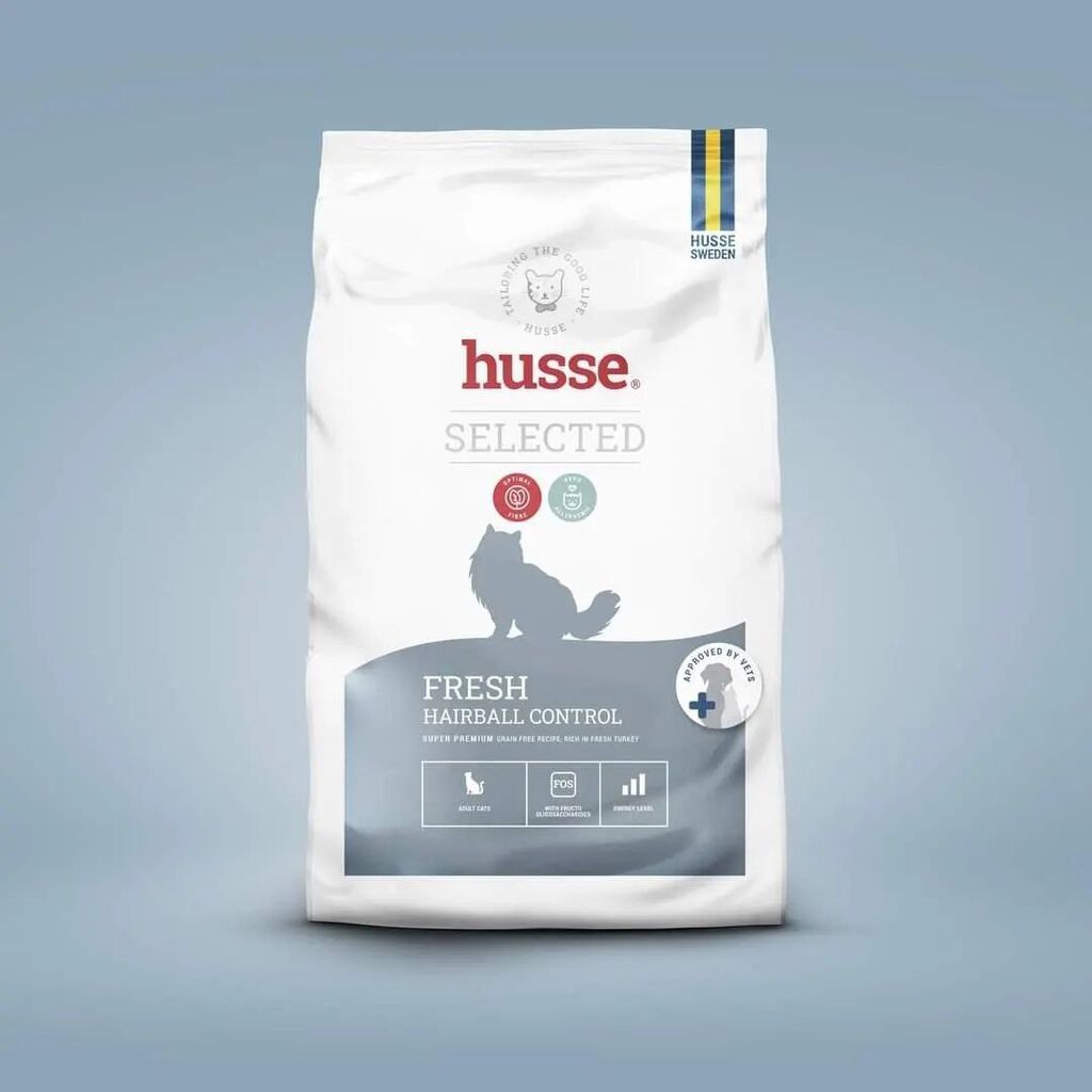 Husse Selected Fresh Hairball Control – super premium suva hrana za
