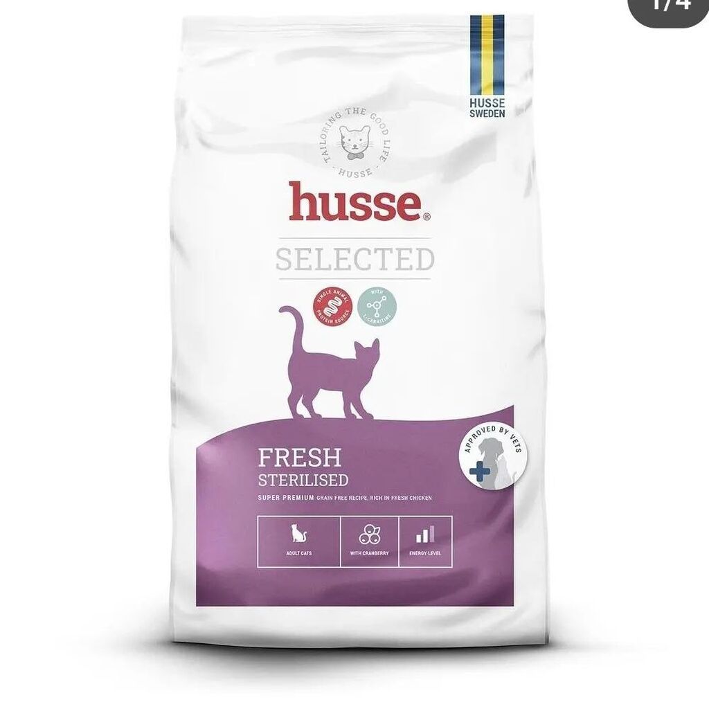 Husse Selected Fresh Sterilised – super premium suva hrana bez