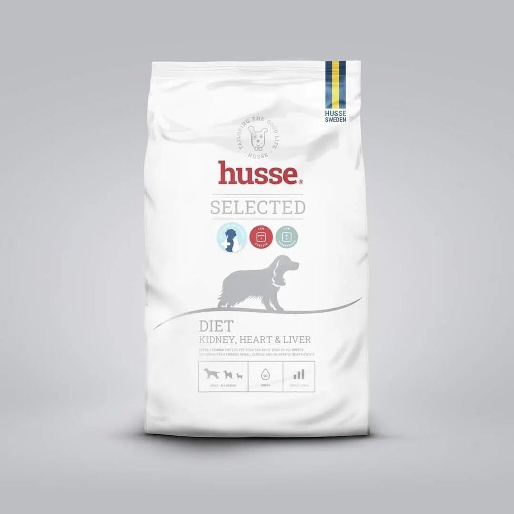 Husse Selected Diet – Kidney, Heart & Liver suva hrana za pse. -