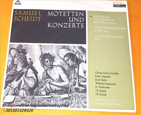 Motetten und Konzerte Samuel Scheidt
