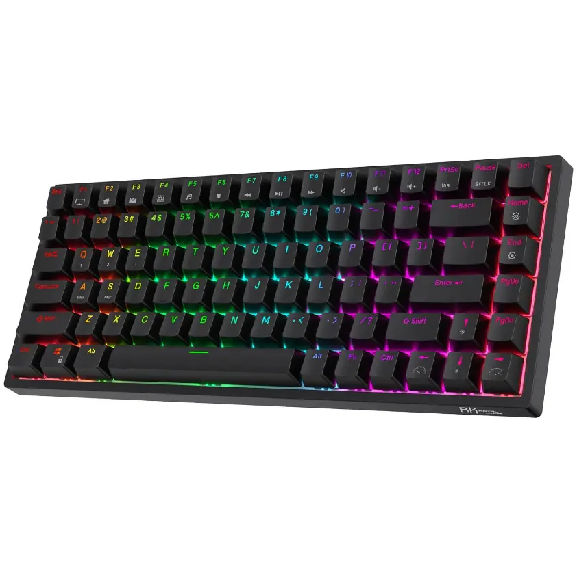 Royal Kludge RK84 Bežična Mehanička Tastatura Crna (Hot-swappable) (RK Braon Prekidač)