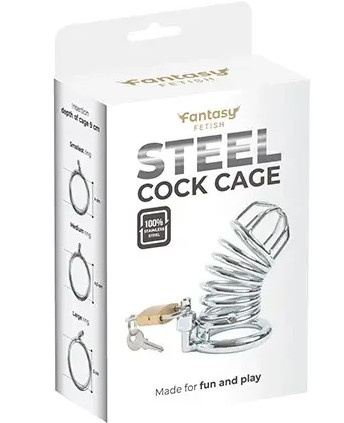 Kavez za penis | Stainless steel cock cage Padlock