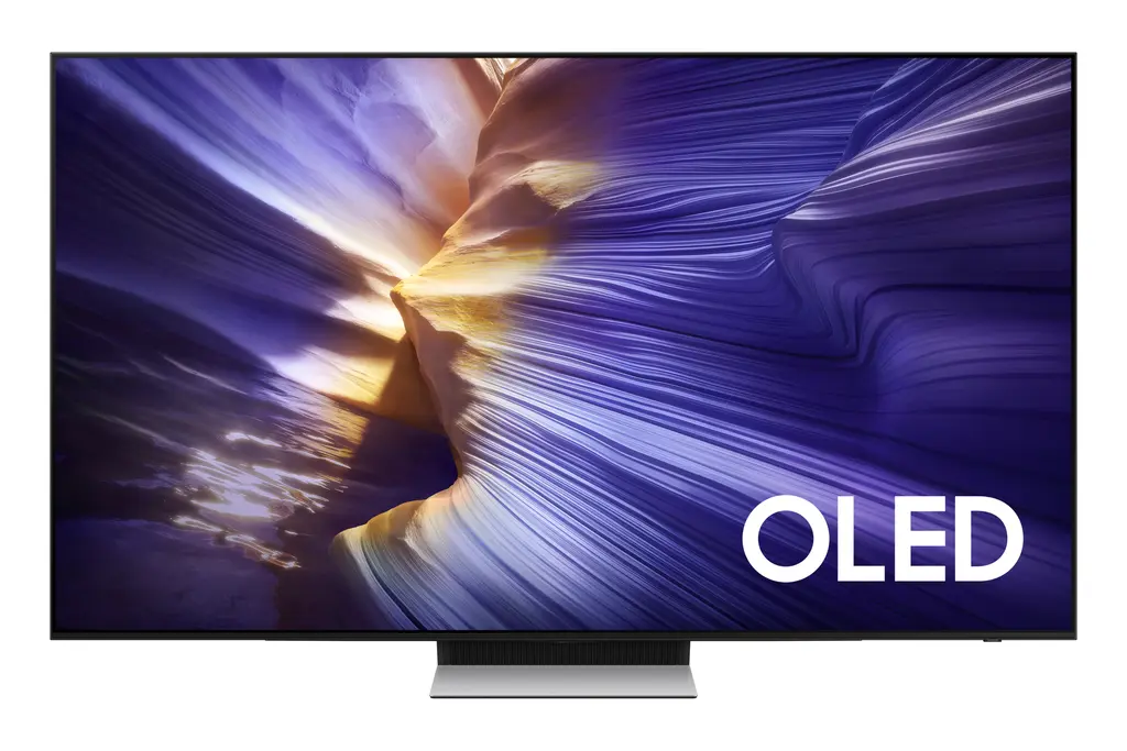 Samsung Televizor QE55S90FAEXXH 55", OLED, 4K UHD, 144Hz, Smart TV, Crni