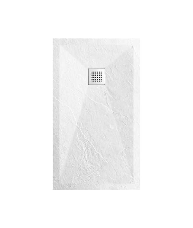 TUŠ KADICA COPEN SLATE WHITE 1400X900X25 SA S/S WHITE REŠETKOM C-11-149W