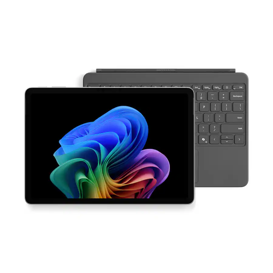 MICROSOFT - SURFACE PRO - COPILOT+ PC - 12” - SNAPDRAGON X PLUS 8 CORE - 16GB RAM - 256GB UFS - DEVICE + KEYBOARD BUNDLE - PLATINUM