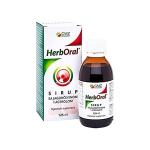 HERBORAL sirup sa jagorčevinom i acerolom 125 ml