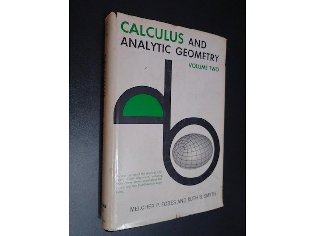 CALCULUS AND ANALYTIC GEOMETRY Volume II-Fobes,Smyth