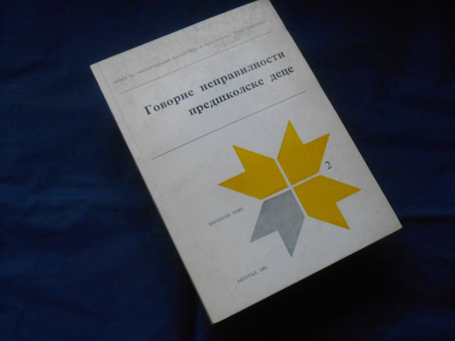 Govorne Nepeavilnosti Predškolske Dece-školske teme 2