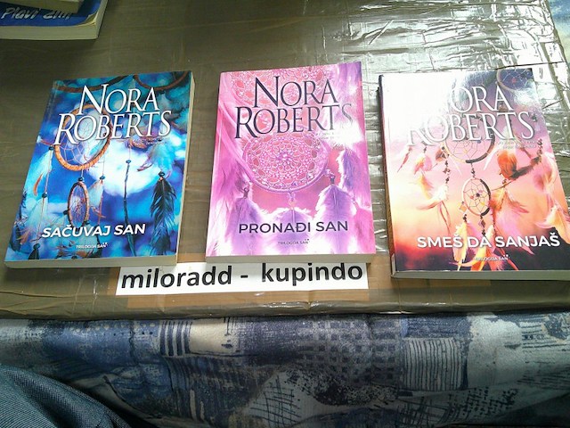 Nora Roberts Trilogija San Komplet 3 knjige