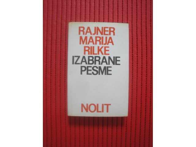 Rajner Marija Rilke IZABRANE PESME