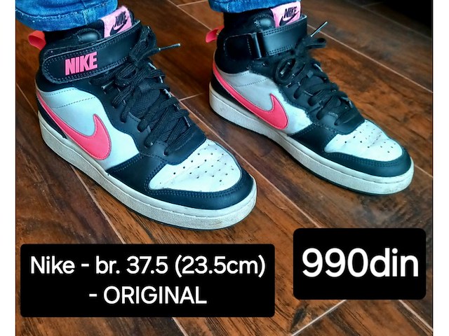 Nike patike ženske crne bele br. 37.5 - ORIGINAL