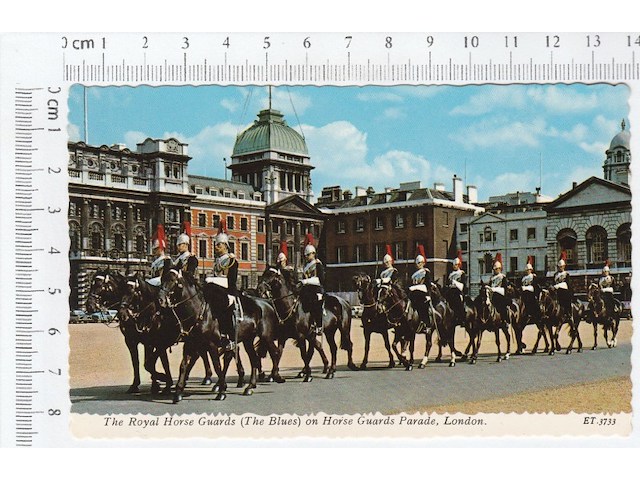 The Royal Horse Guards (The Blues) on Horse Guards Para