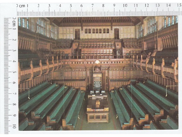 The Houses of Commons - The Speaker`s Chair and the Tab