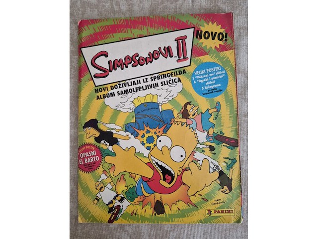 Simpsonovi II Panini nedostaju 2 sličice