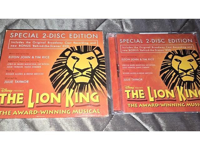 VA - The lion king CD+DVD , ORIGINAL