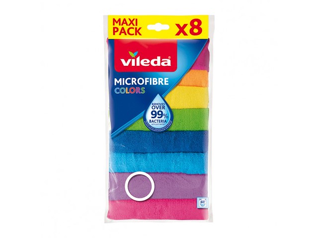 Vileda višenamenska krpa Microfibre Colors 8/1