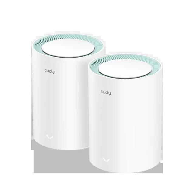 Whole Home Wi-Fi Gigabit Mesh System Cudy M1300 AC1200 Dual Band(2-Pack)