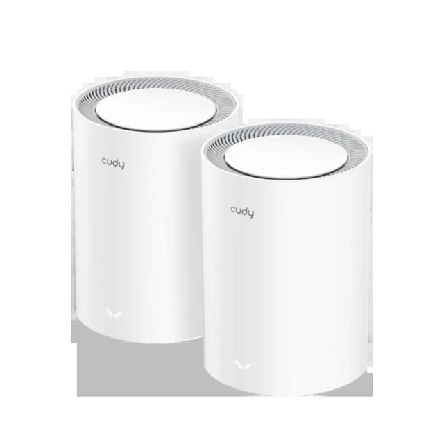 Whole Home Wi-Fi 6 Mesh System 2.5G Solution Cudy M3000 AX 3000 Dual Band(2-Pack)