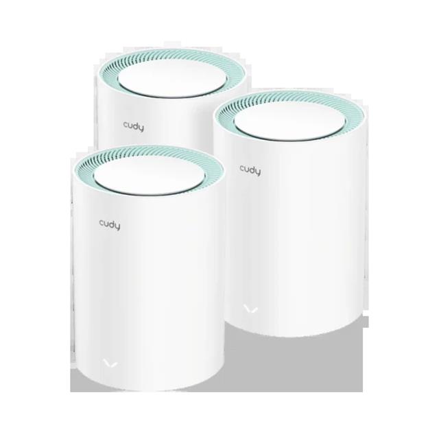 Whole Home Wi-Fi 6 Gigabit Mesh System Cudy M1500 AX1500 Dual Band(3-Pack)