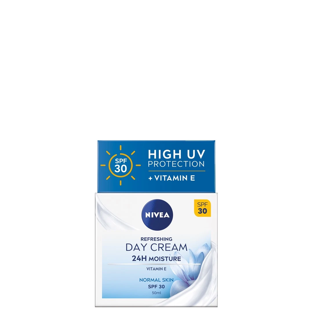 NIVEA VISAGE KREMA 50ML REFRESHING VITAMIN E SPF30 DNEVNA 81283