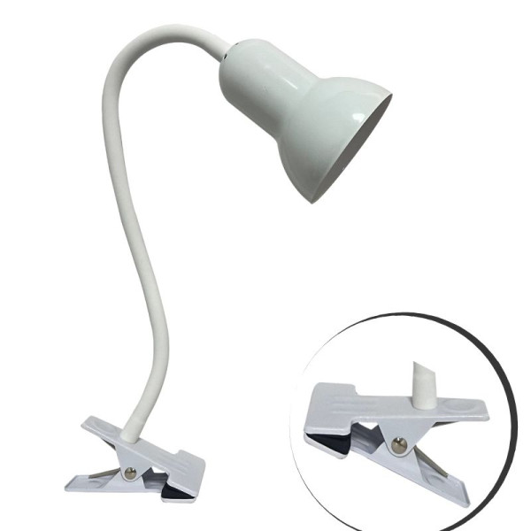 MEGGA Clip Stona lampa E27 40W WHITE 005874