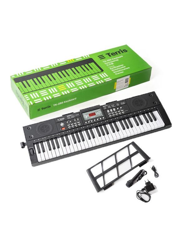 TERRIS TK-250 BK Black Mini Keyboard