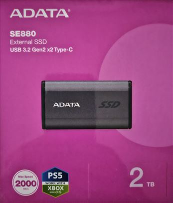 Eksterni SSD Adata AELI-SE880-2TCGY 2000MBs 2TB Gr