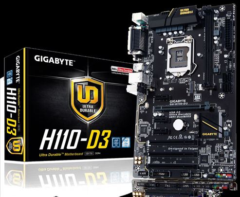 Gigabyte h110-d3a+Intel Pentium G4600+4gb DDR4