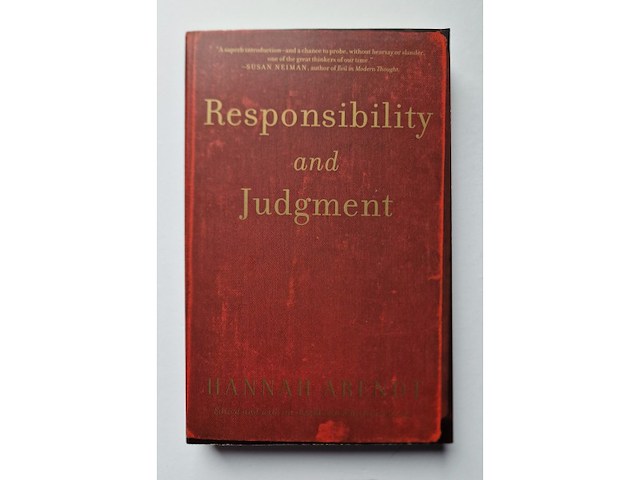 Hannah Arendt - Responsibility and Judgment