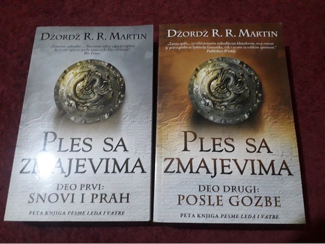 PLES SA ZMAJEVIMA I i II deo- Dzordz R.R.Martin