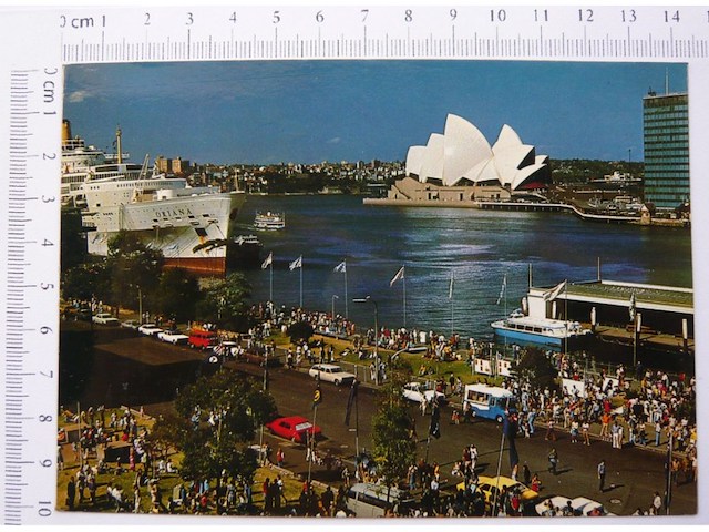 Sidnej, Sydney - Circular Quay with Overseas Terminal