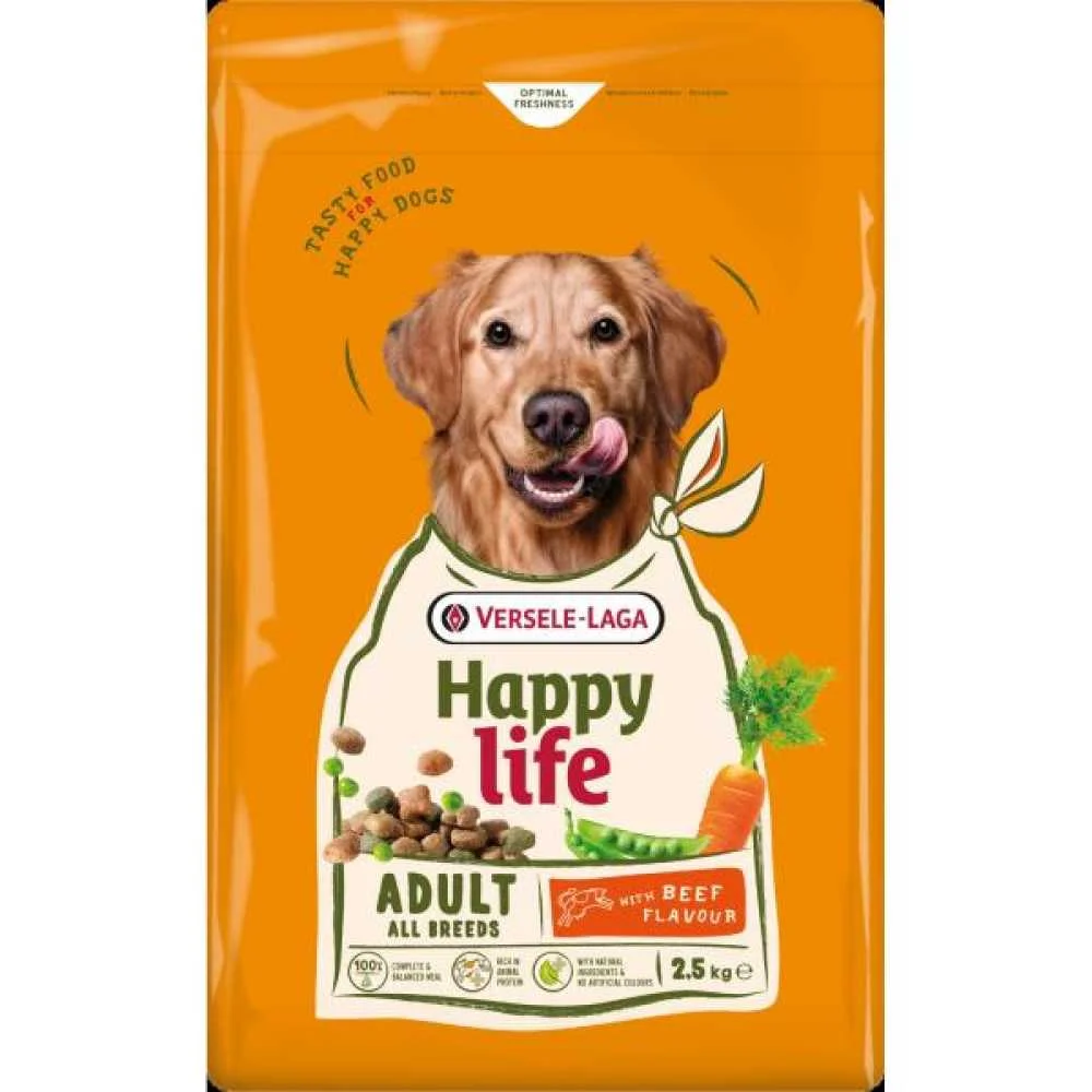 Happy Life hrana za pse Adult Beef 2.5kg