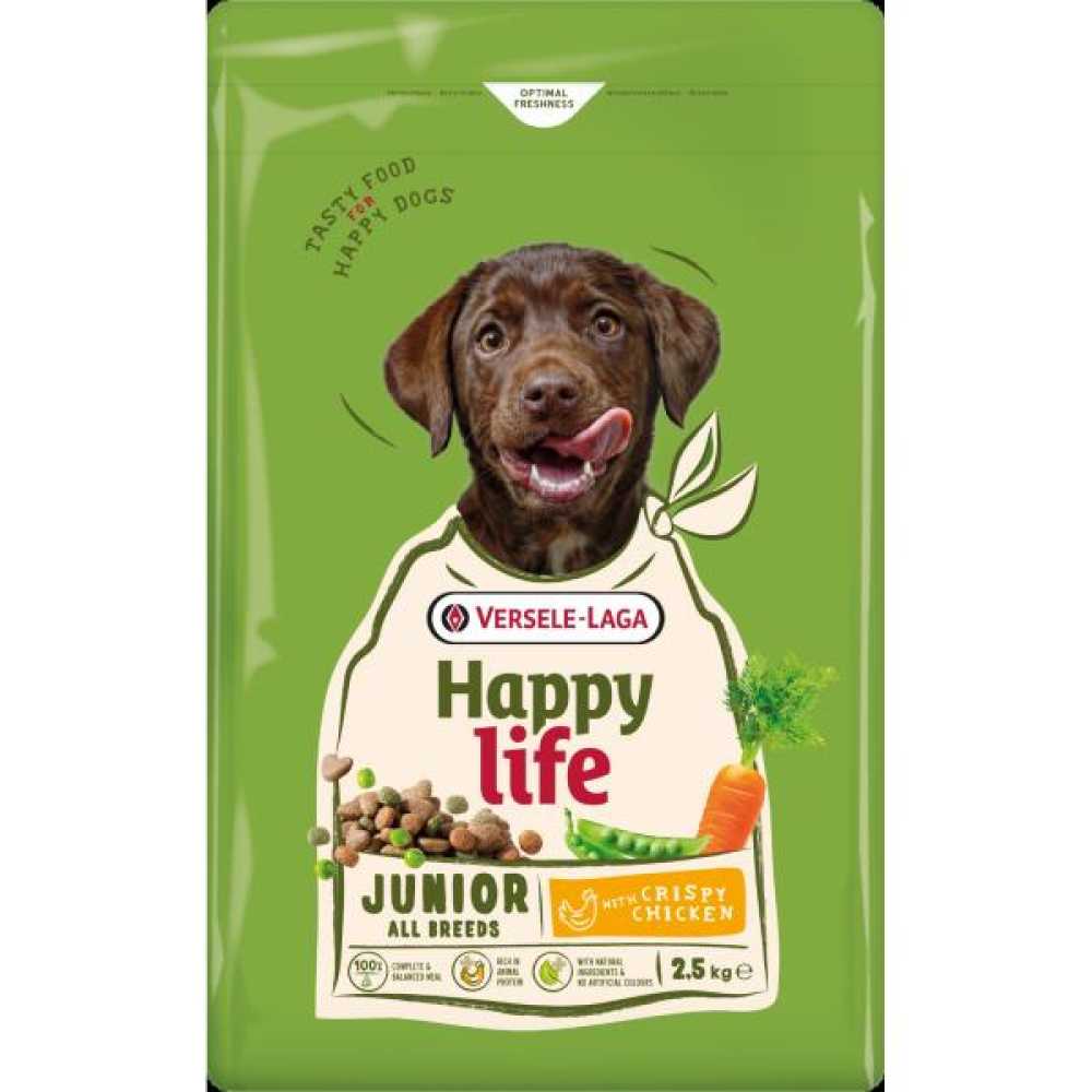 Happy Life hrana za pse Junior Chicken 2.5kg