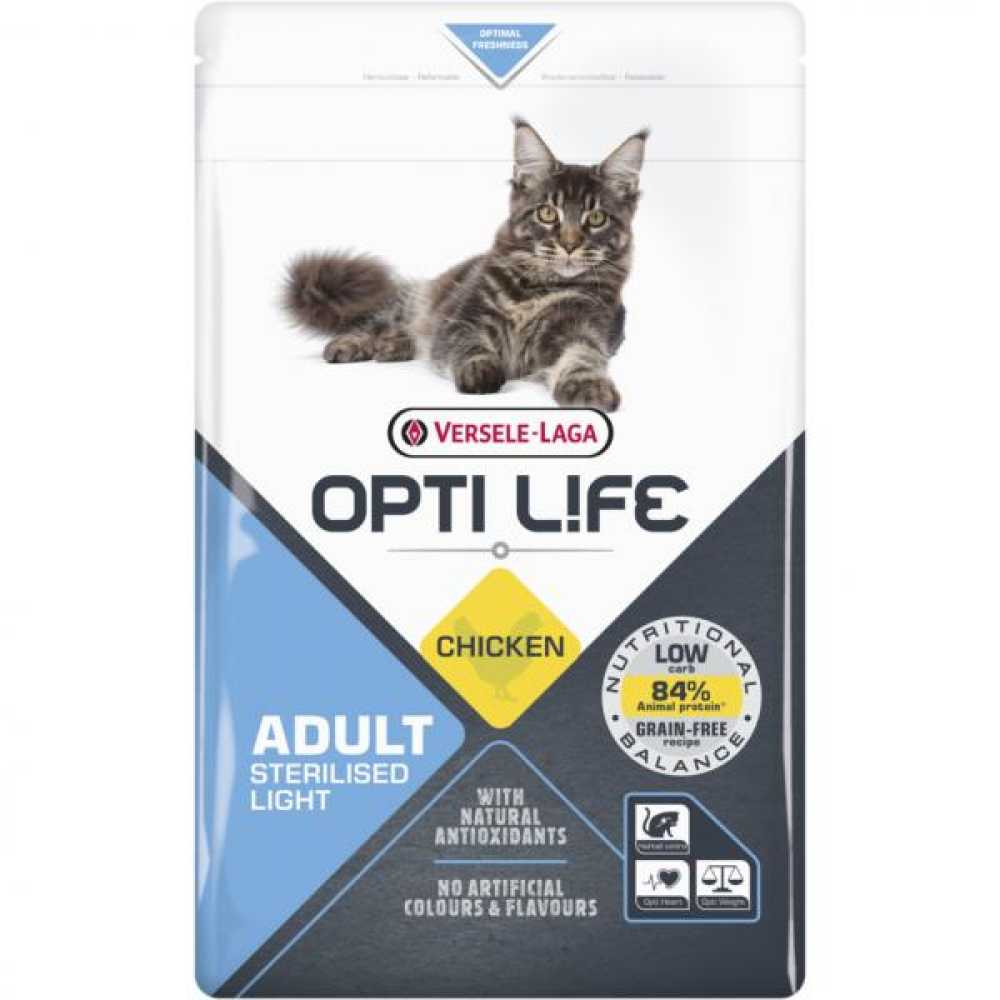 Opti Life hrana za mačke Sterilised Light - Piletina 1kg