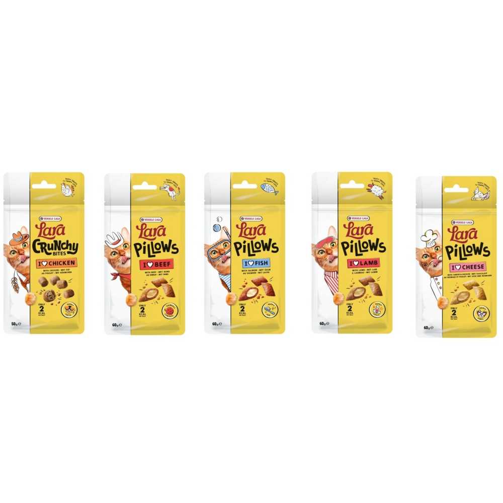 Lara poslastica za mačke Crunchy Bites Chicken - Happy Teeth 50g