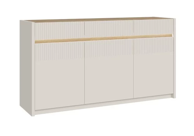 KOMODA 160/85,9/41,5 cm boja hrasta, boja peska