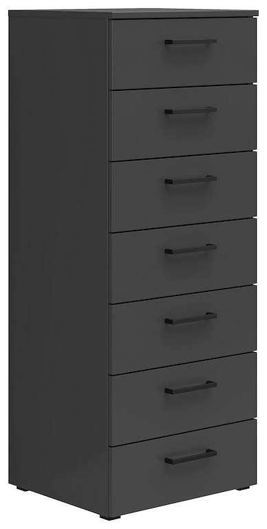 Carryhome KOMODA 45/115/40 cm grafitno siva