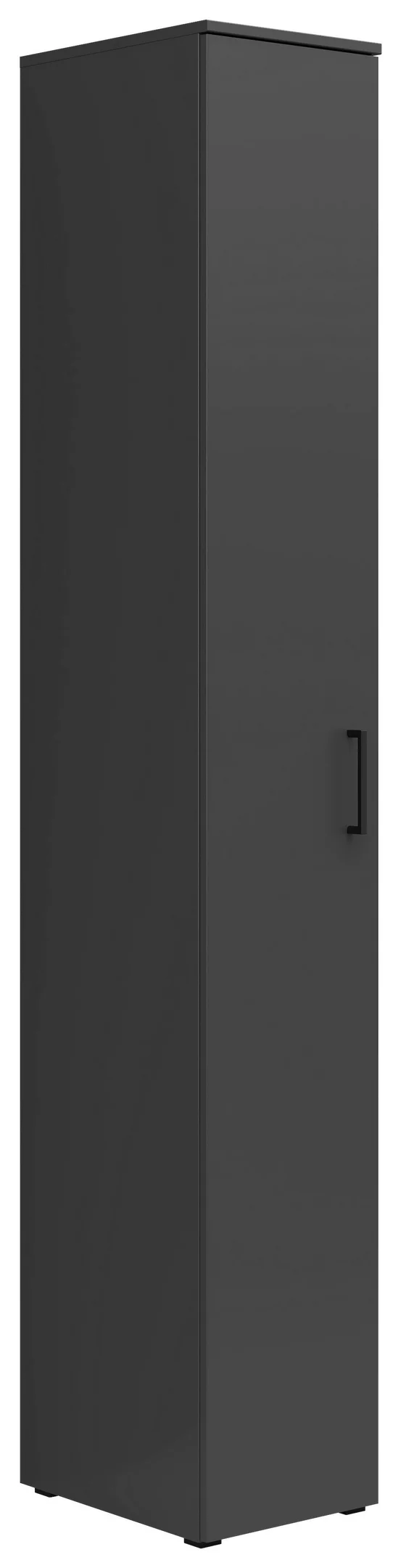 Carryhome VIŠENAMENSKI ORMAR grafitno siva 30/195/40 cm