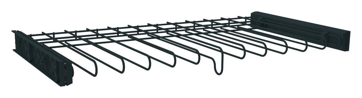 DRŽAČ ZA PANTALONE antracit 87,9/8,7/46 cm