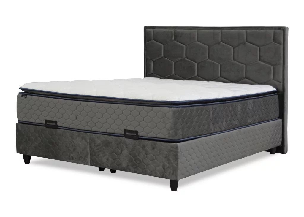 BOX KREVET 180/200 cm siva