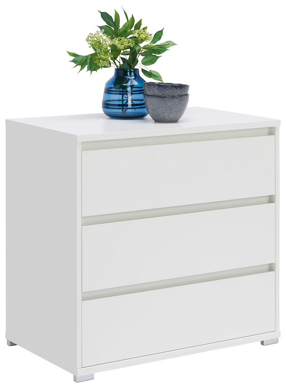 Carryhome KOMODA 80/79/48 cm bela