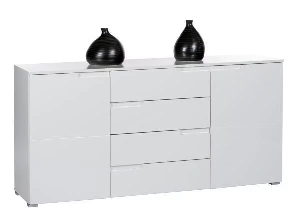 KOMODA 165/80/40 cm bela
