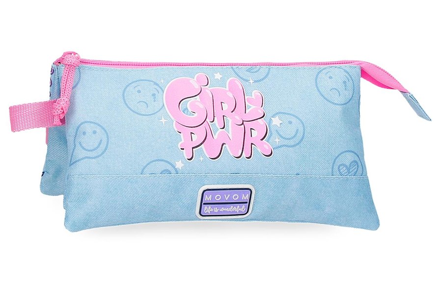 Girl power pernica sa 3 pregrade Movom | 22x12x5cm | plava