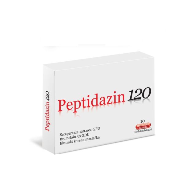 PEPTIDAZIN 120, 10 KAPSULA