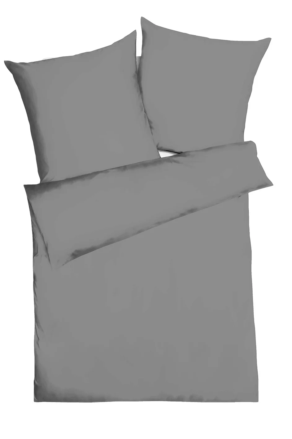 Kaeppel POSTELJINA UNI 200/200 cm saten siva