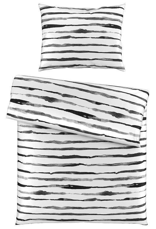 POSTELJINA BLANCO 140/200 cm crna, bela