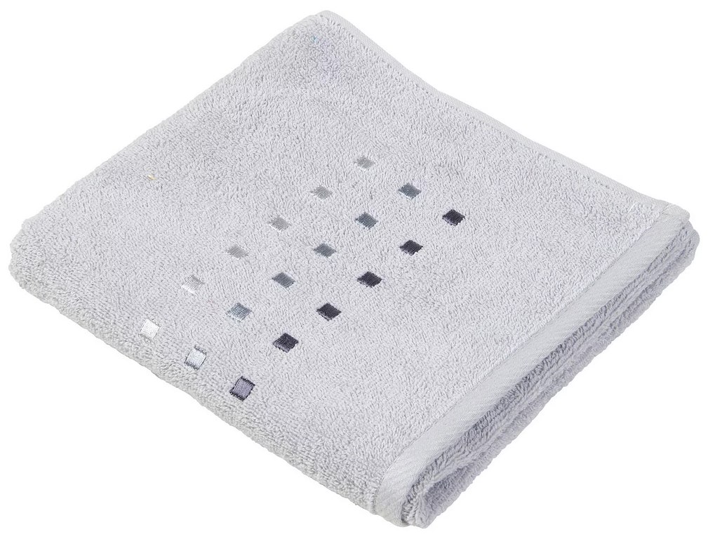 PEŠKIR ZA RUKE QUATTRO srebrna 50/100 cm