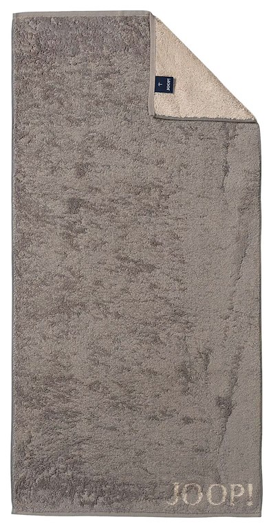 Joop! PEŠKIR ZA RUKE CLASSIC DOUBLEFACE grafitno siva, siva 50/100 cm
