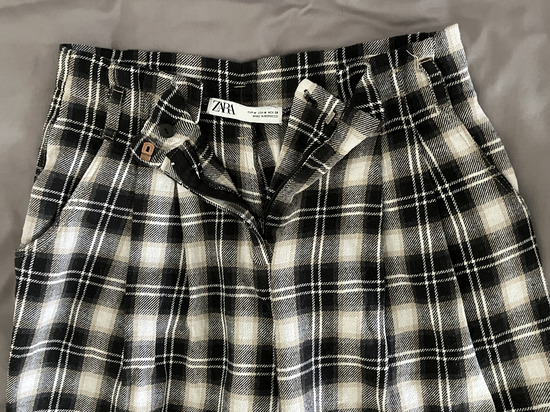 Zara pamučne baggy pantalone