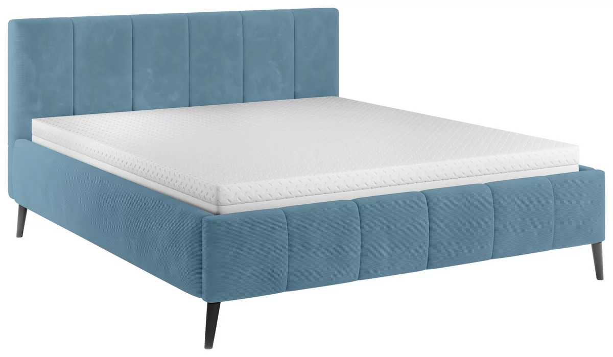 TAPACIRANI KREVET 140/200 cm plava